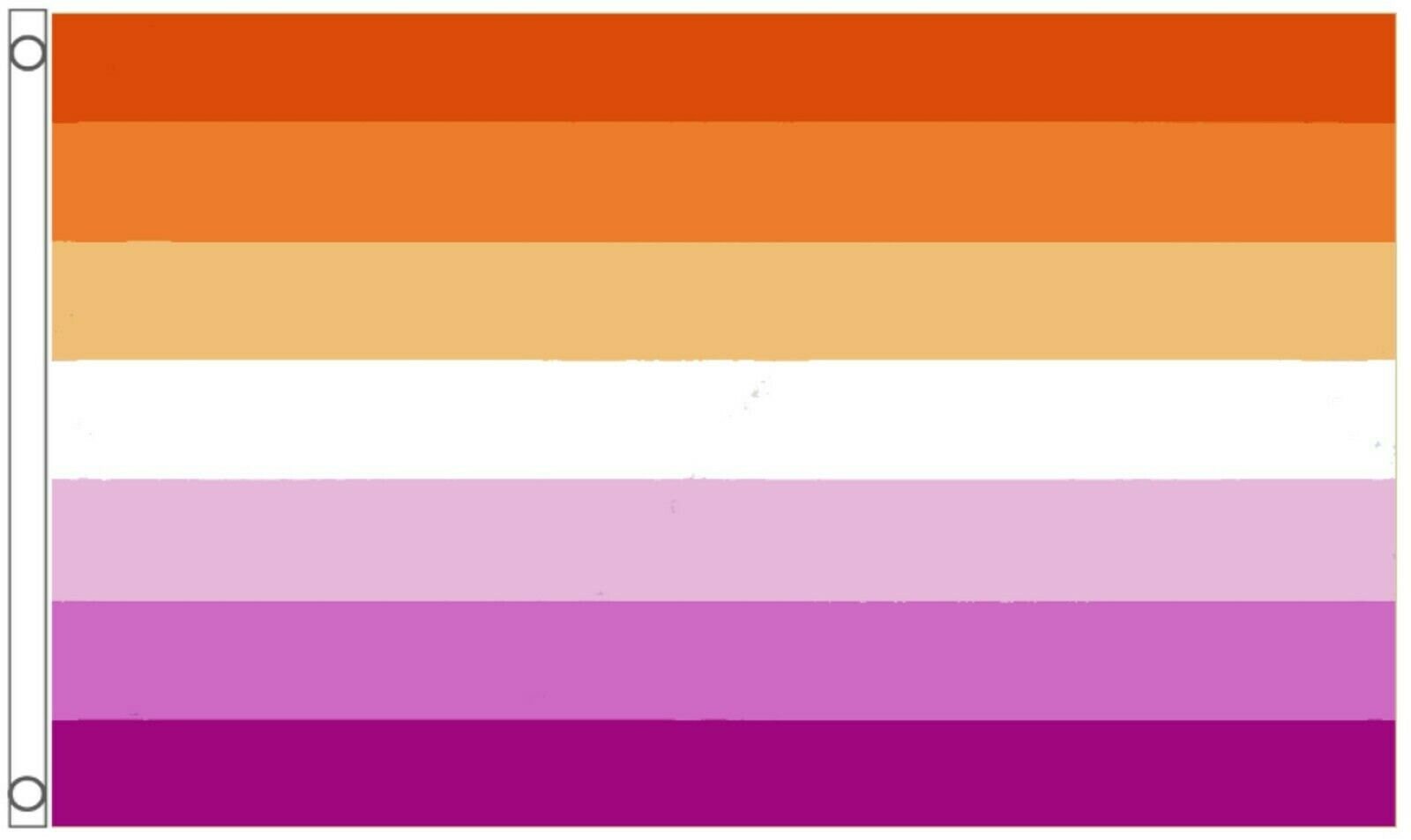 LGBTQ Pride Flag Lesbian Sunset 5'x3' | Etsy