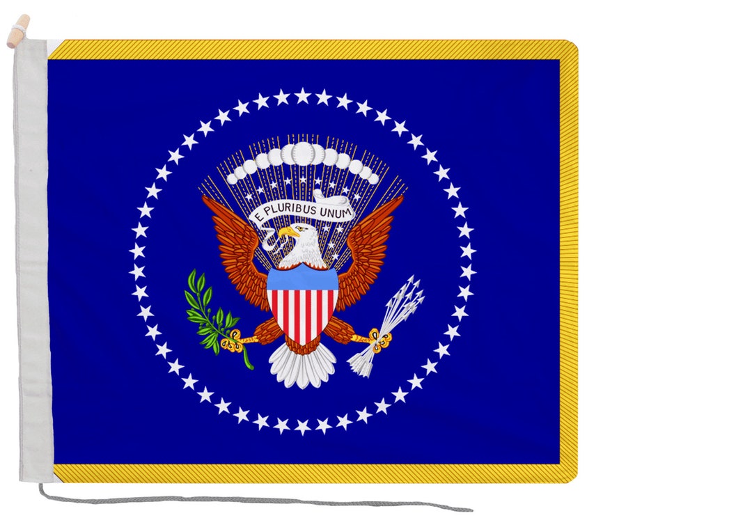 United States Presidential Flag With Eyelets or Rope and Toggle - Hand ...