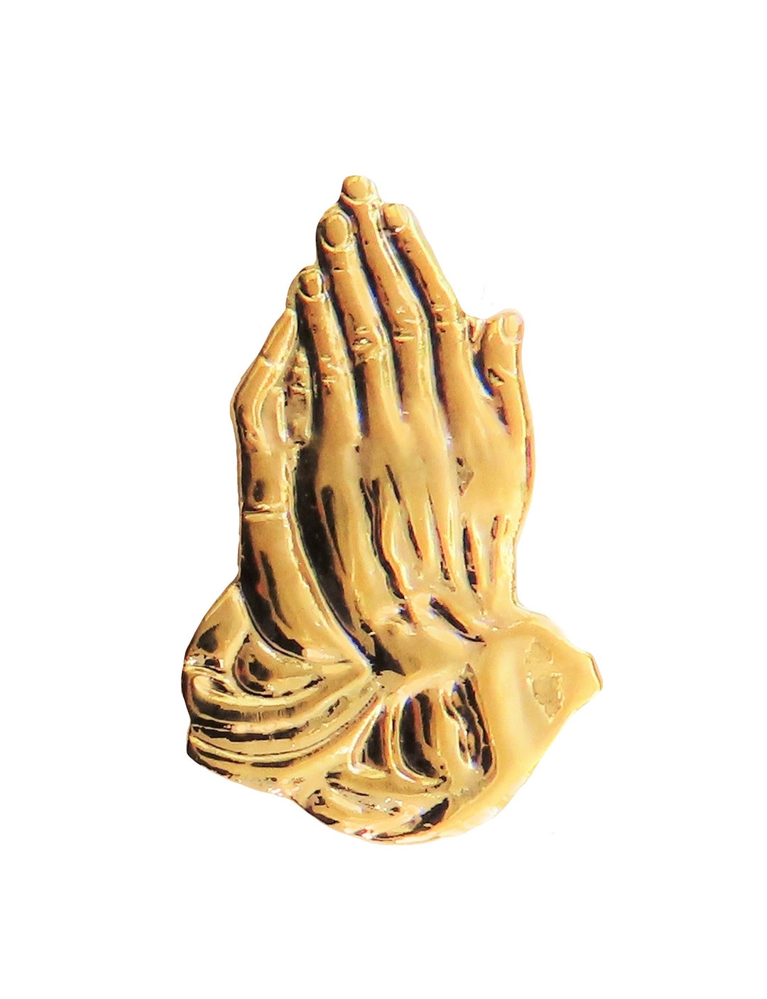 Alcoholics Anonymous AA Praying Hands Gilt Pin Badge - Etsy