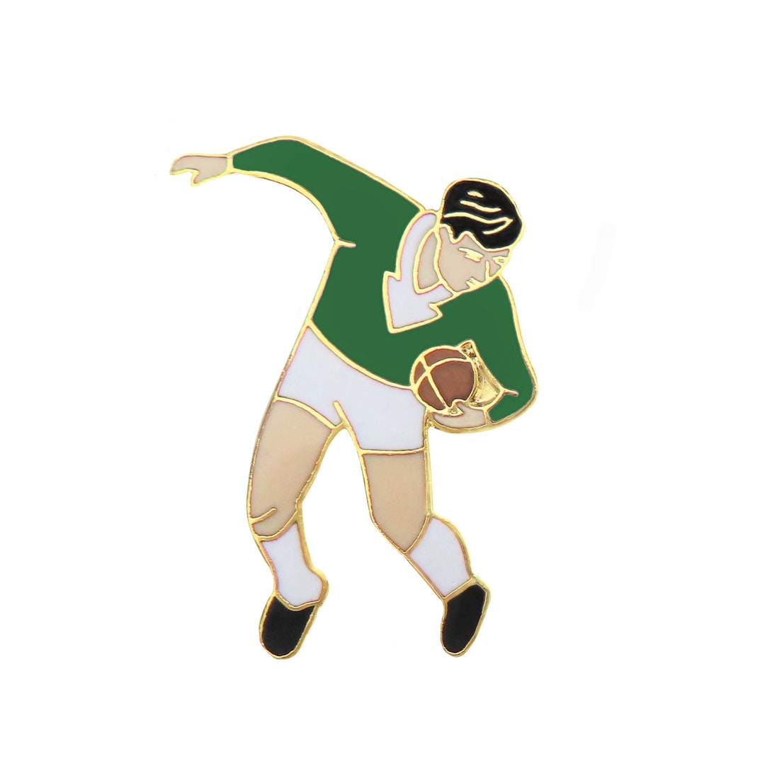 Ireland Rugby Player Pin Badge - Etsy UK