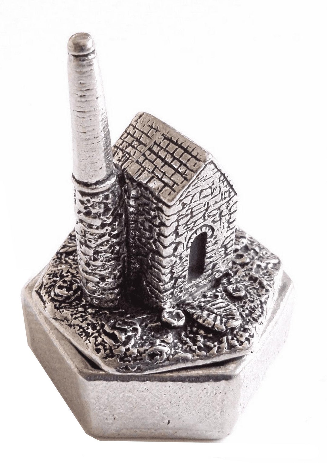 Cornish Mine Engine House Pewter Trinket Box - Hand Made in Cornwall - Etsy