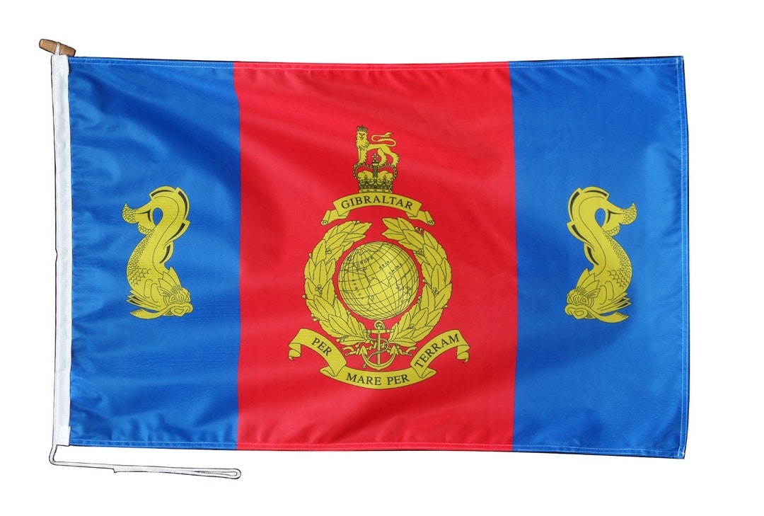 Royal Marines Reserve RMR Poole Flag - Hand Made in the UK - Various ...