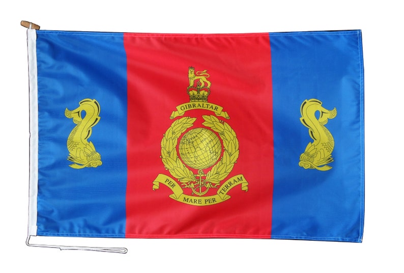 Royal Marines Reserve RMR Poole Flag Hand Made in the UK | Etsy UK
