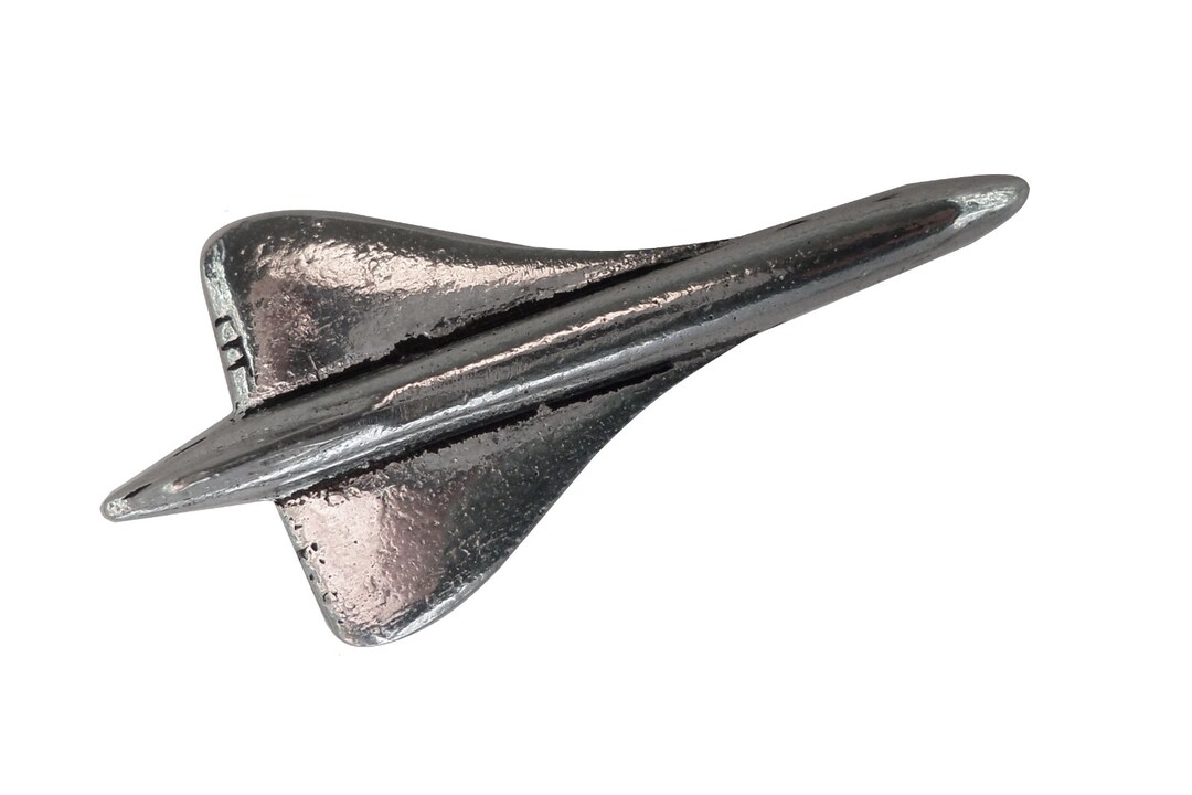 Concorde Aircraft Pewter Pin Badge - Hand Made in Cornwall - Etsy