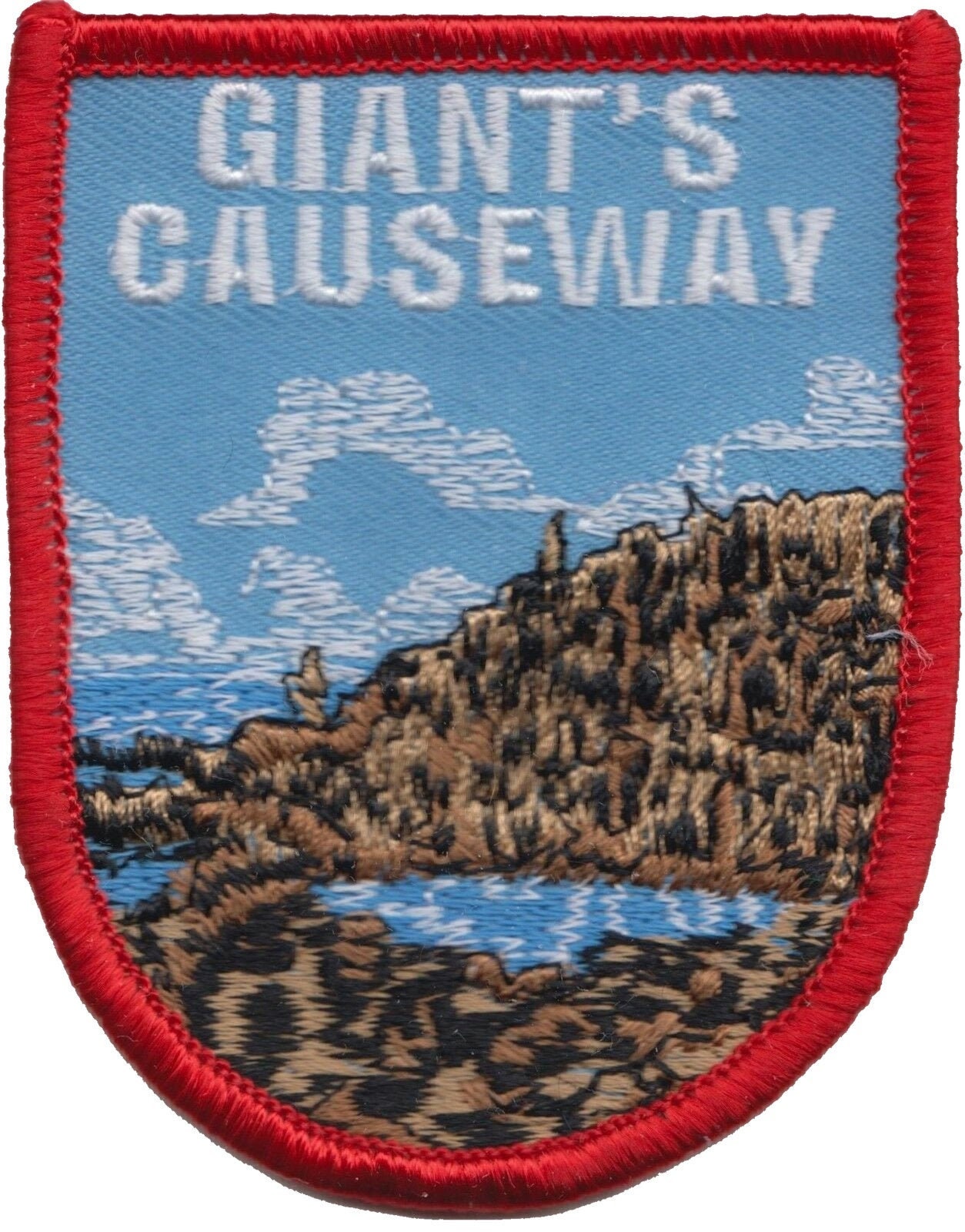 Giant's Causeway Northern Ireland Embroidered Patch - Etsy