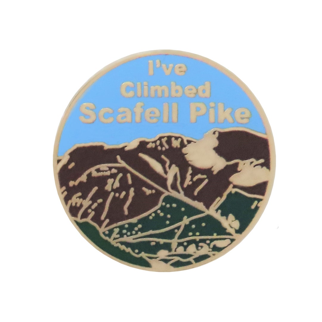 I've Climbed Scafell Pike Pin Badge - Etsy UK