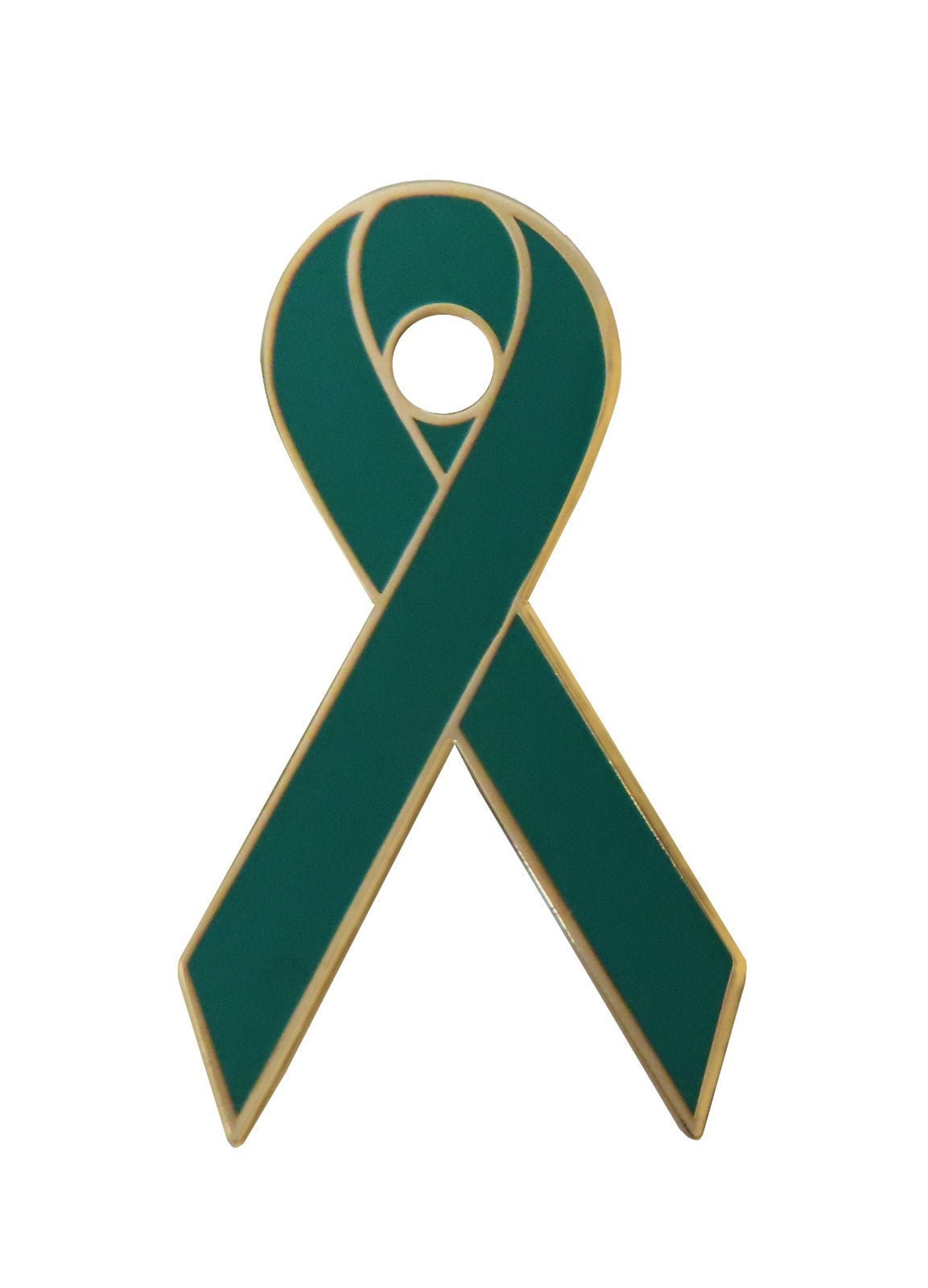 Anxiety Awareness Teal Ribbon Pin Badge - Etsy