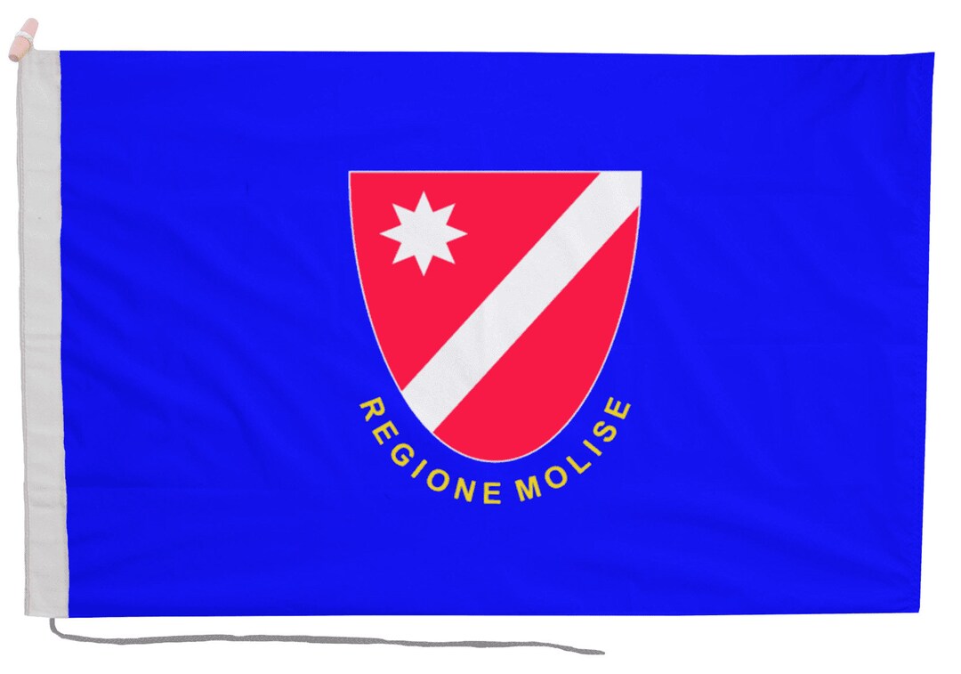 Molise Flag With Eyelets or Rope and Toggle - Hand Made in the UK - Etsy