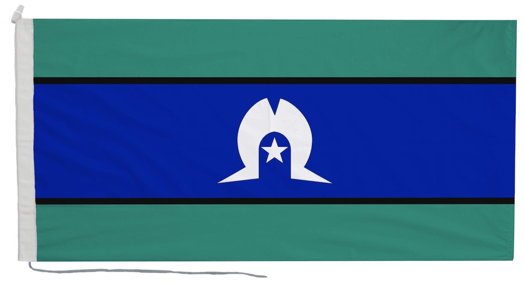 Torres Strait Islands Flag With Eyelets or Rope and Toggle - Hand Made ...