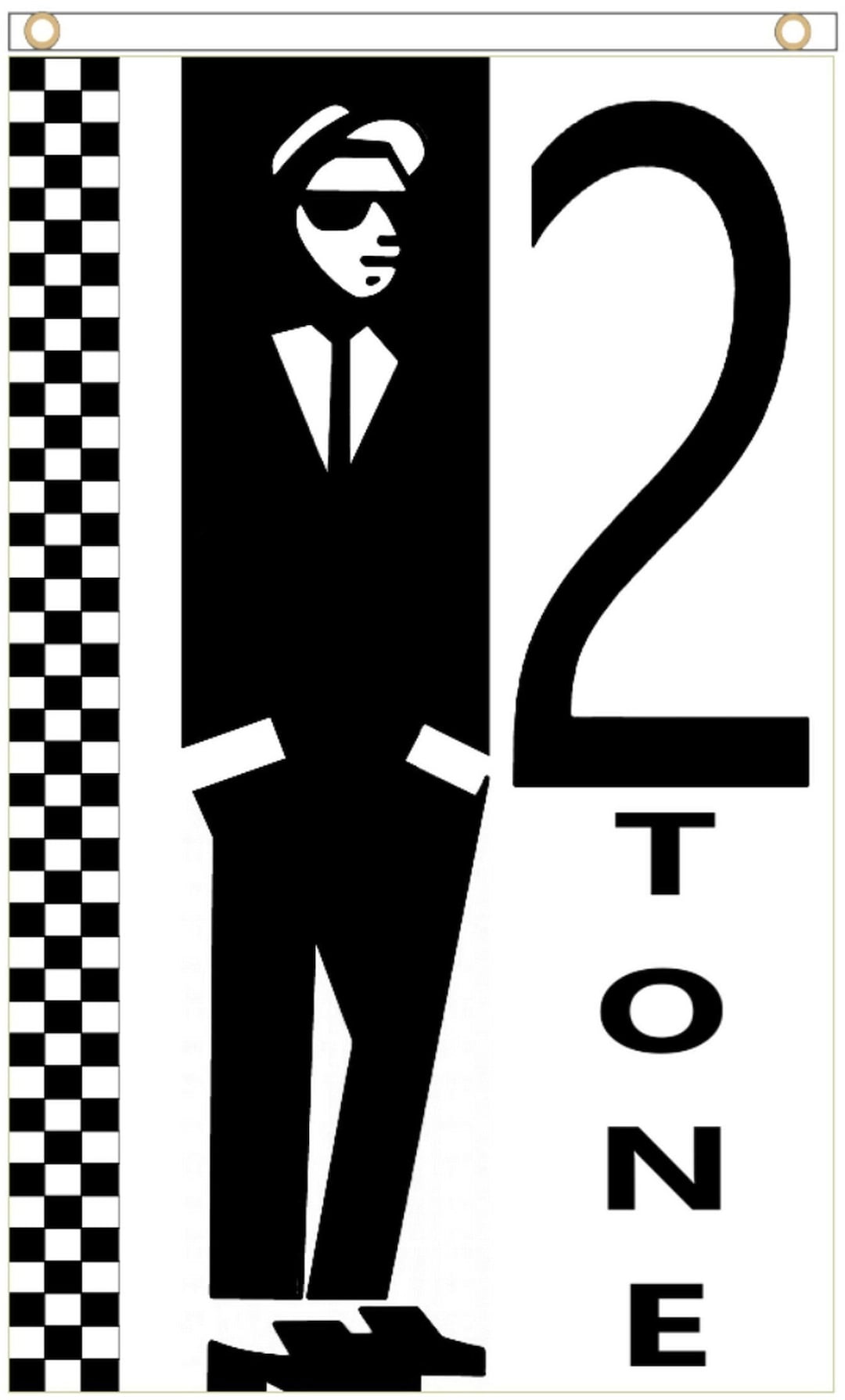 Ska 2 Tone 3'x5' Flag - Etsy