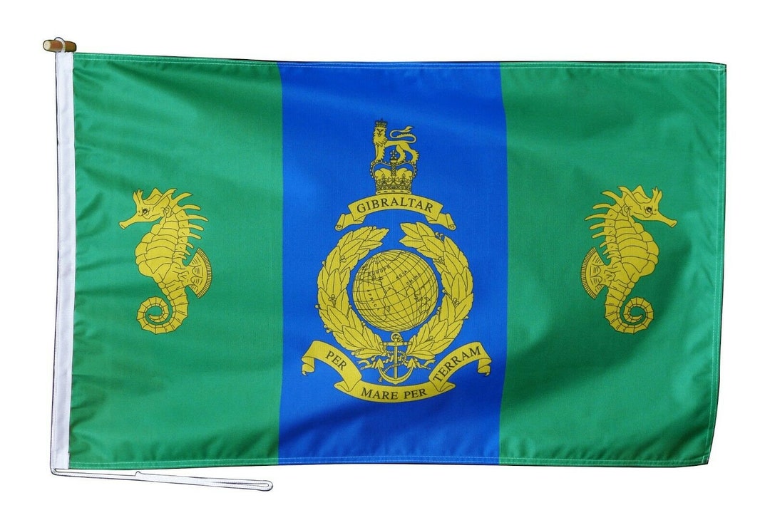 Commando Logistic Regiment Royal Marines Flag - Hand Made in the UK ...