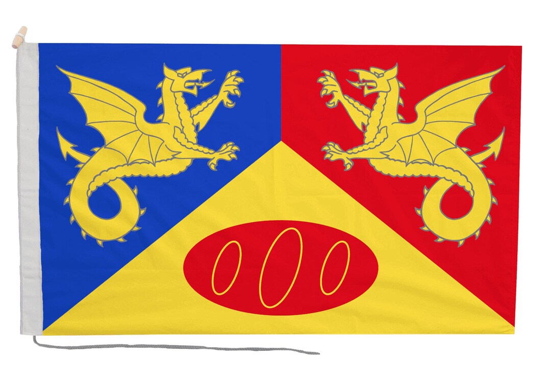 Craig Y Dorth Flag With Eyelets or Rope and Toggle - Hand Made in the ...