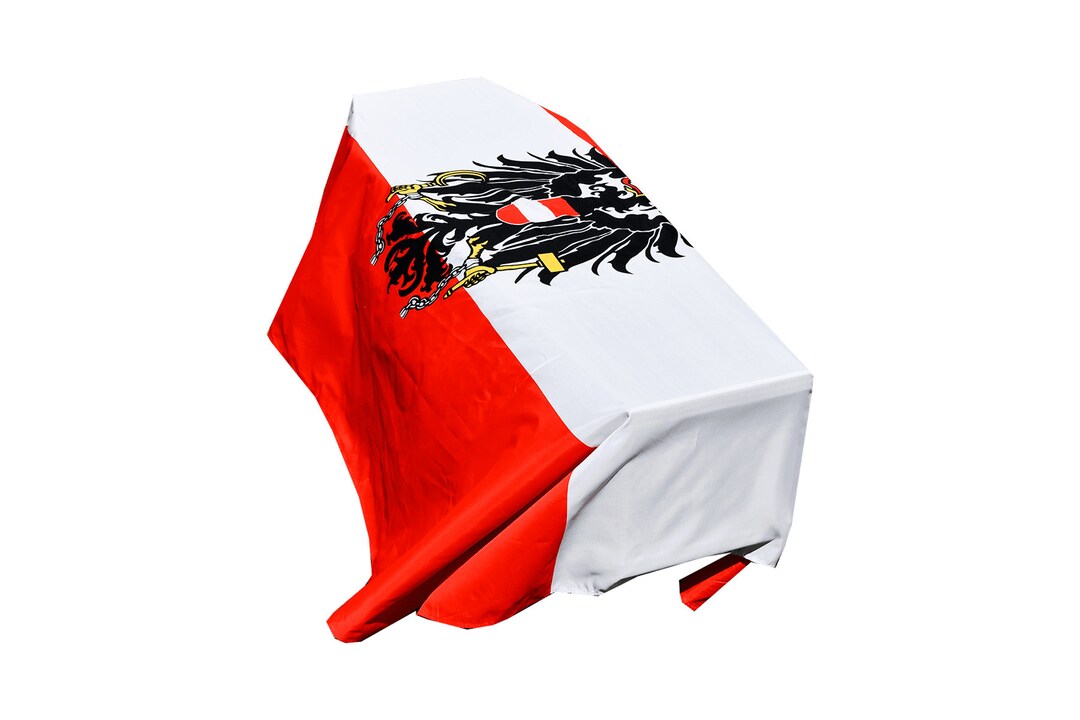 Austria Eagle Coffin Drape Flag - Quick Dispatch - Etsy