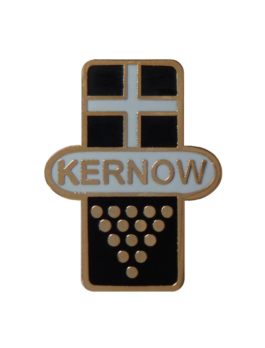 Kernow Cornwall Cross & Duchy of Cornwall Pin Badge - Etsy