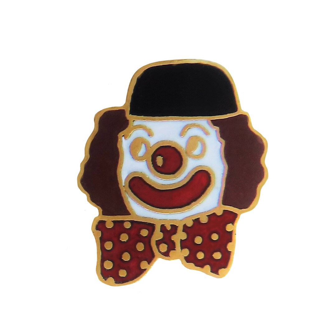 Circus Clown Pin Badge - Etsy España