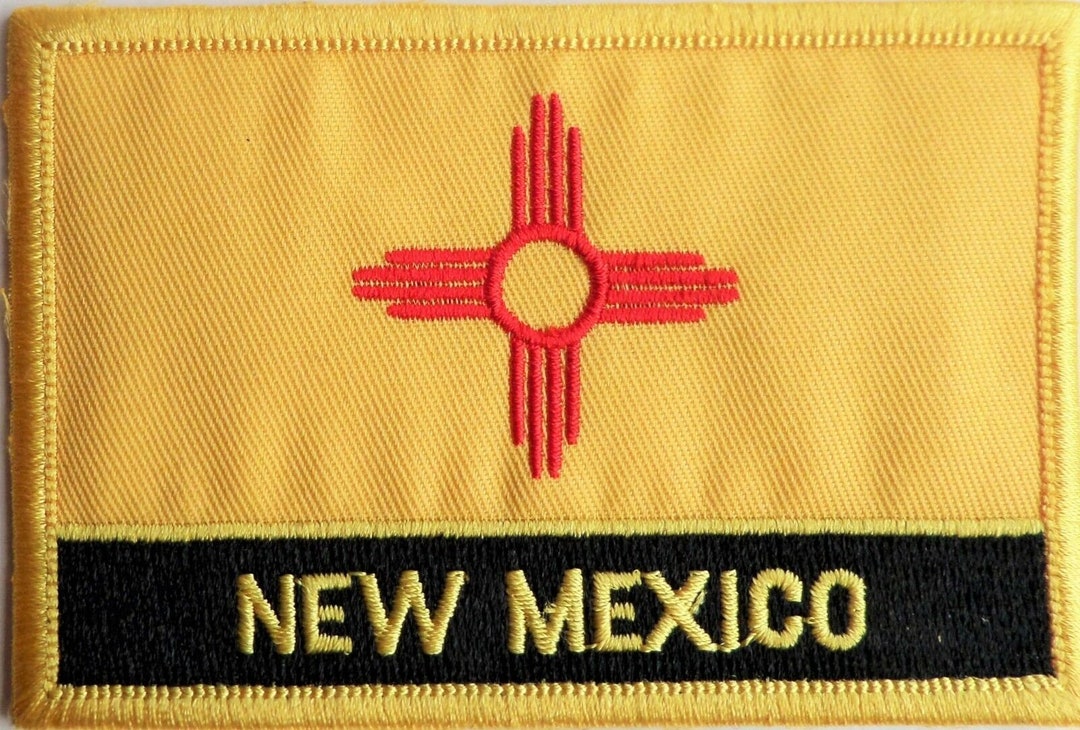 US State Embroidered Badge - STATES New Mexico to South Carolina - Etsy UK