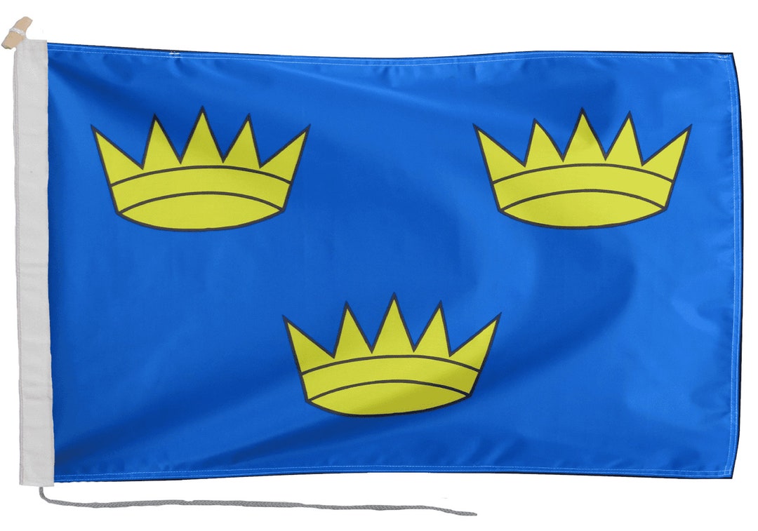 Munster Flag With Eyelets or Rope and Toggle - Hand Made in the UK - Etsy