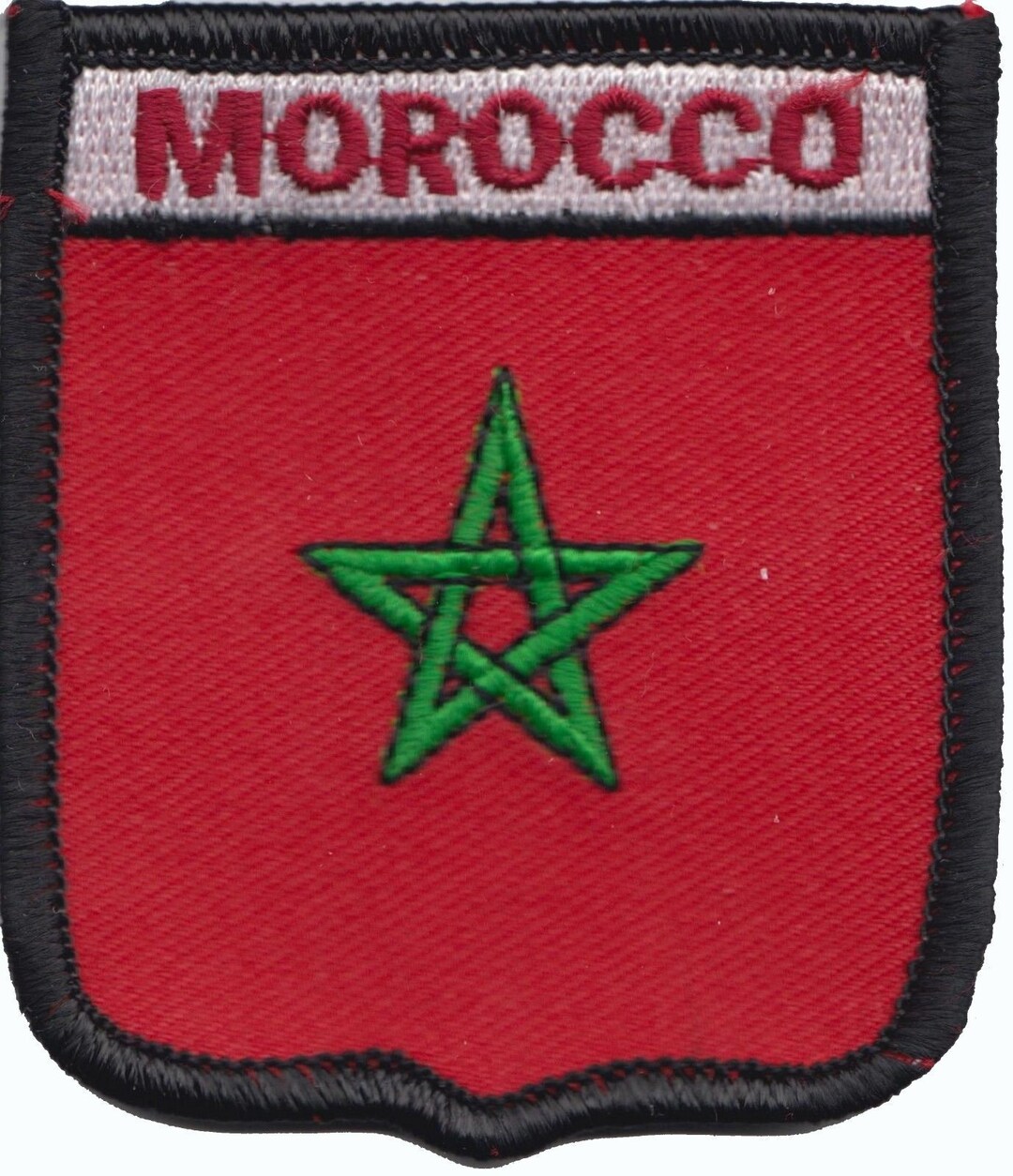 Morocco Flag Embroidered Patch - Etsy