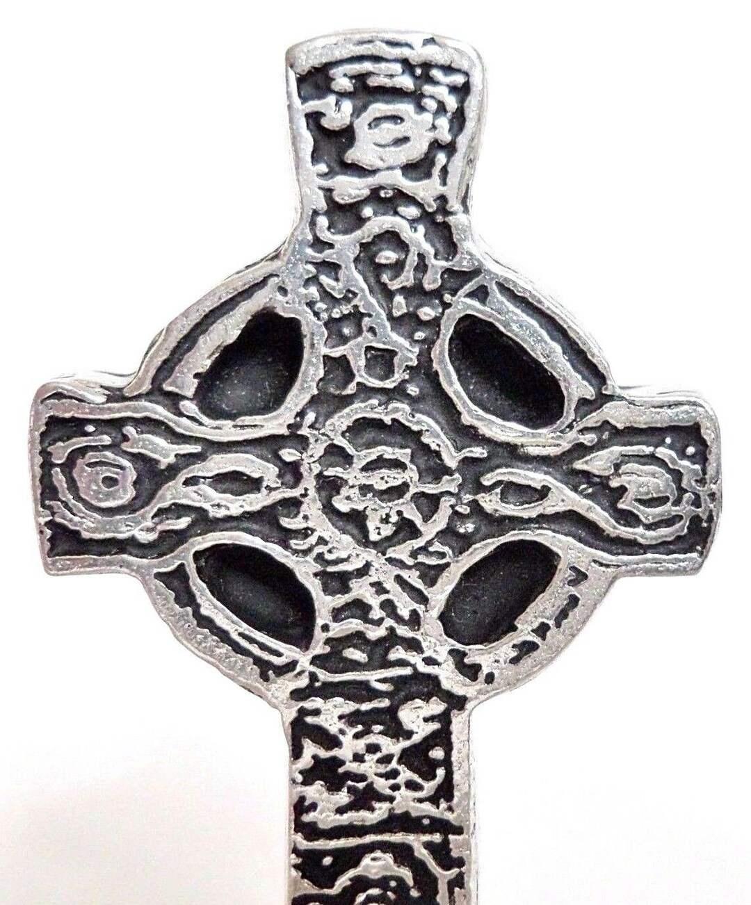 Sun Wheel Celtic Cross Solid Pewter Ornament Hand Made in - Etsy
