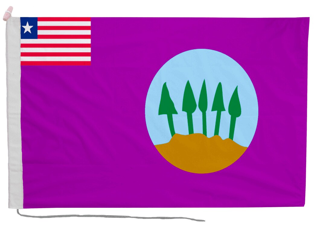 Bomi Flag With Eyelets or Rope and Toggle - Hand Made in the UK - Etsy