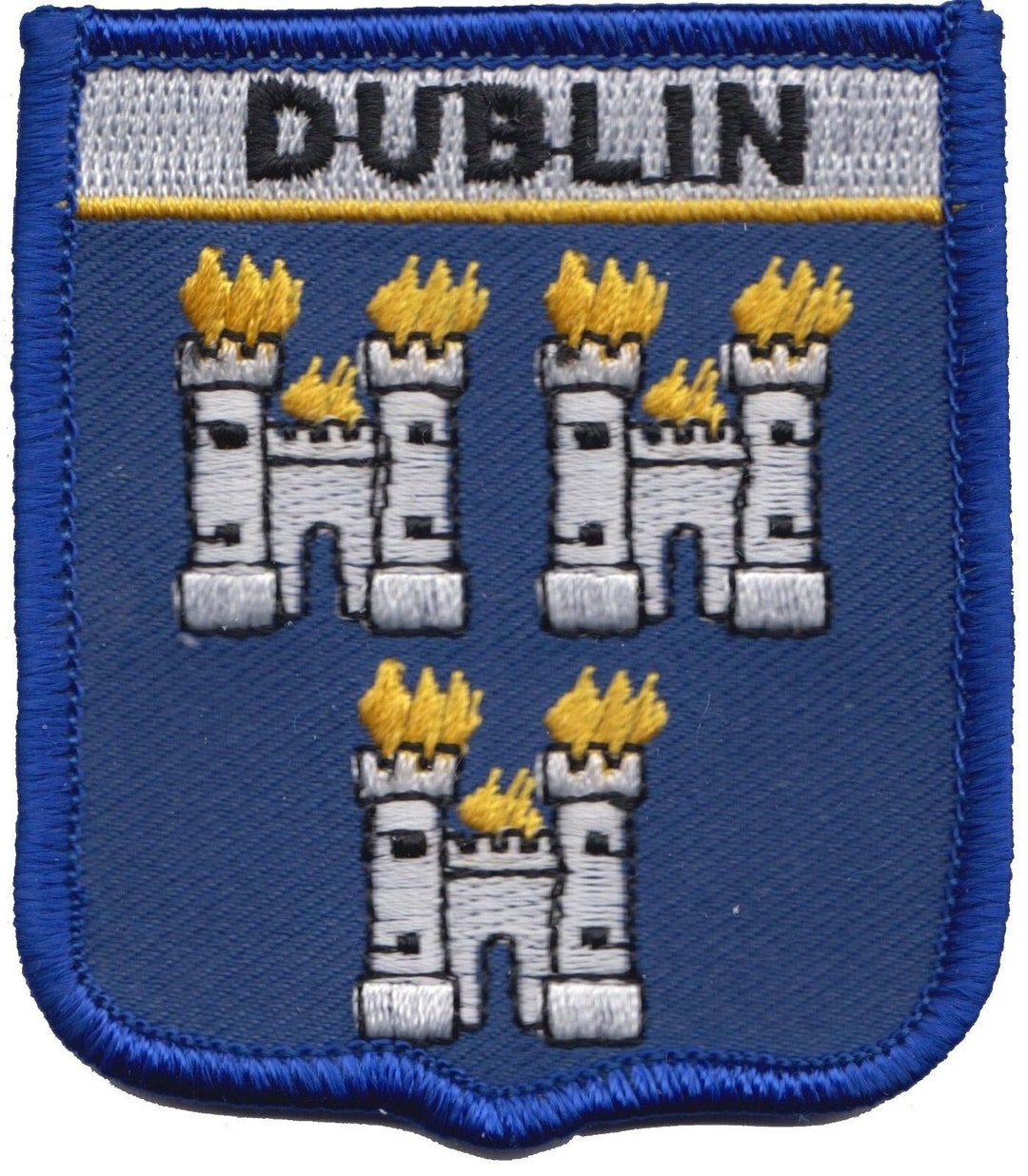 Dublin Ireland Shield Embroidered Patch - Etsy
