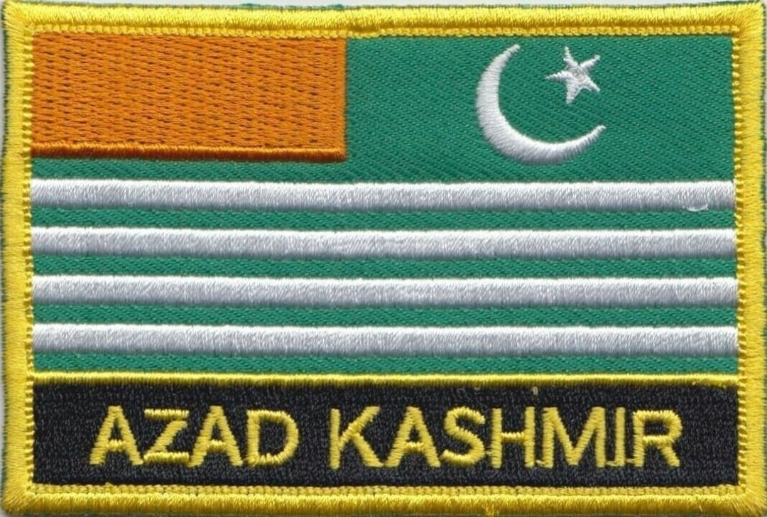 Azad Kashmir Flag Rectangular Embroidered Patch - Etsy UK