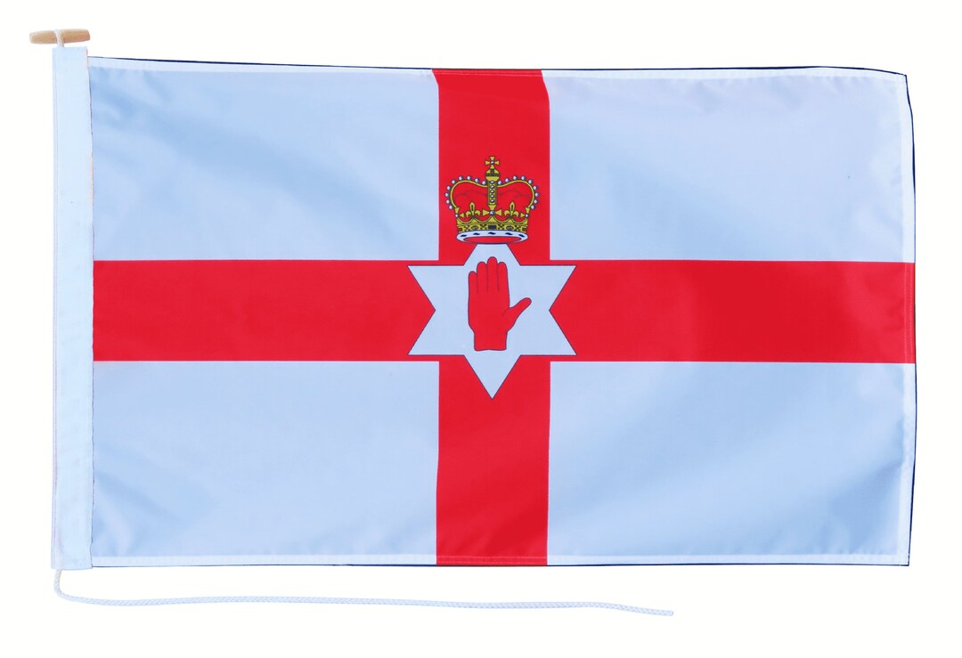 Northern Ireland Flag With Eyelets or Rope and Toggle - Hand Made in the UK - Etsy