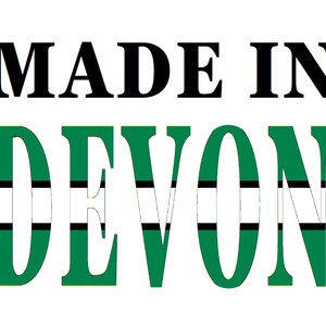 Devon County Flag Car Sticker Oval self-cling Made in Devon, Sold From ...