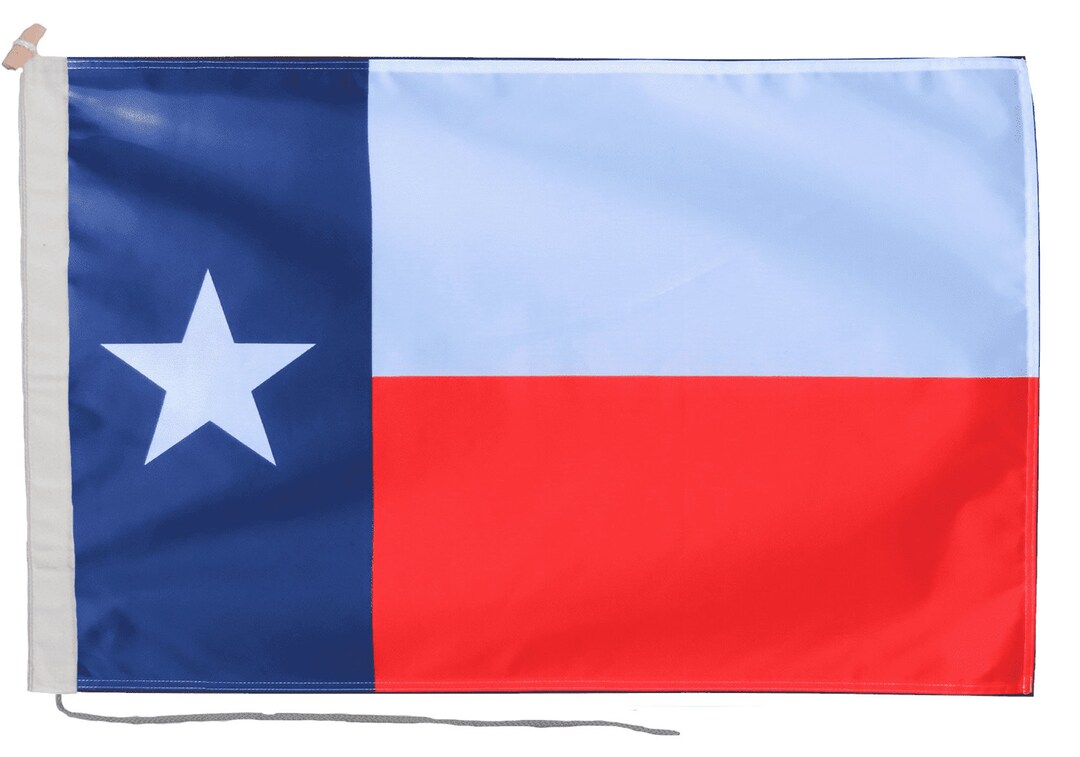 Texas Flag With Eyelets or Rope and Toggle - Hand Made in the UK - Etsy