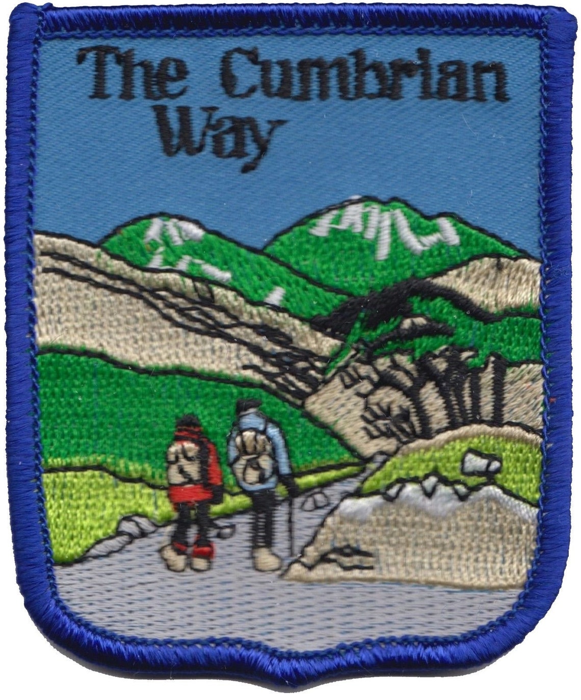 The Cumbrian Way Walk Cumbria Embroidered Patch - Etsy UK