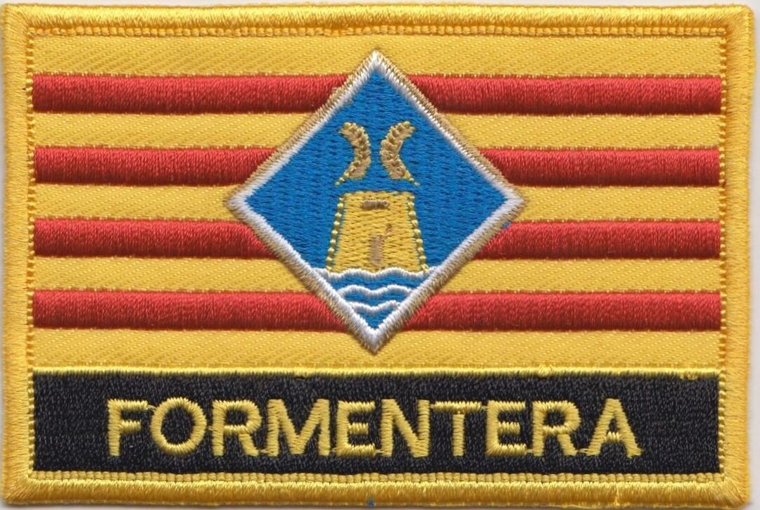 Formentera Flag Rectangular Embroidered Patch - Etsy