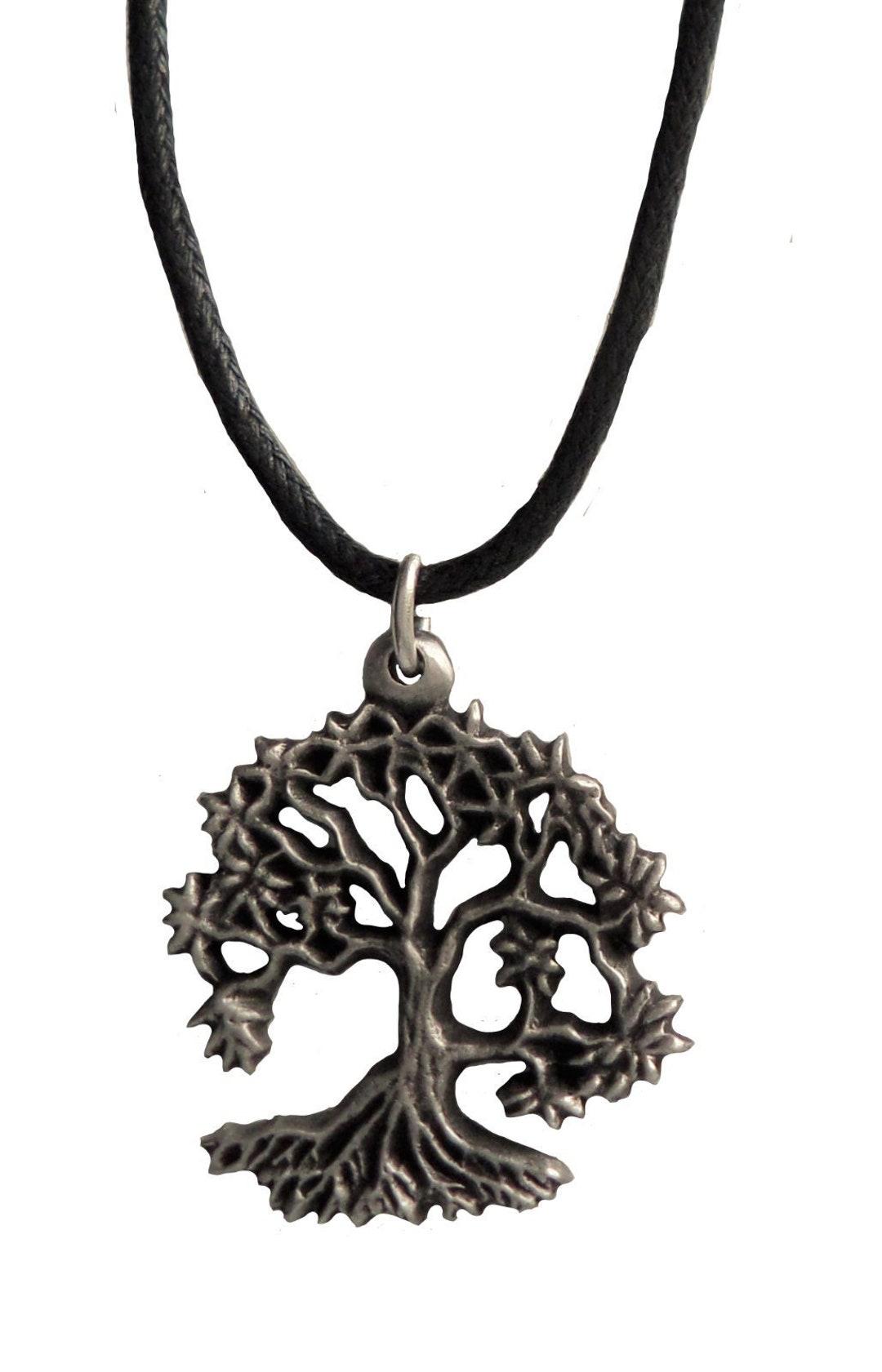 Tree of Life Pewter Pendant Necklace - Hand Made in the United Kingdom ...