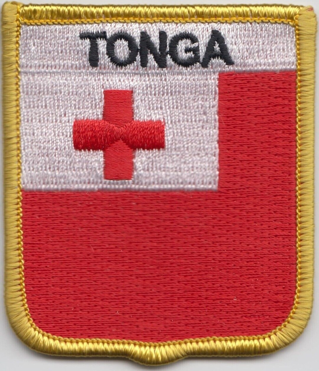 Tonga Shield Embroidered Patch - Etsy
