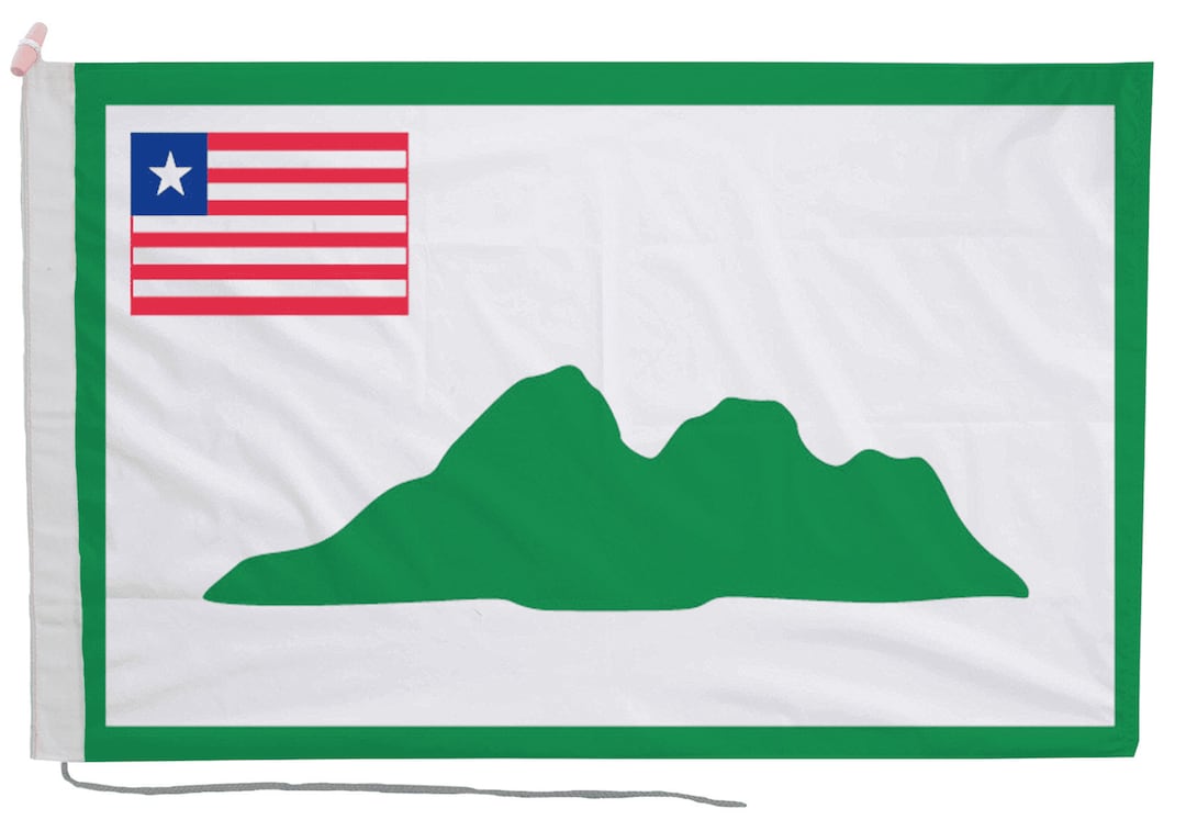 Grand Cape Mount Flag With Eyelets or Rope and Toggle - Hand Made in ...