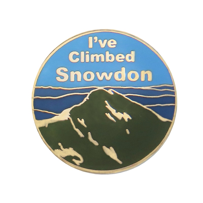Climb Snowdon Badge - Etsy UK