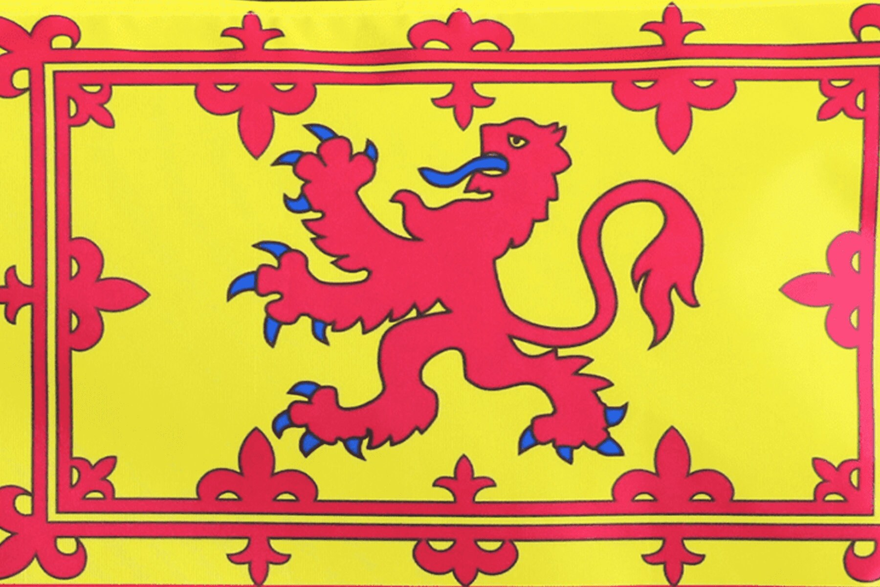 United Kingdom Royal Standard Flag With Eyelets or Rope and - Etsy