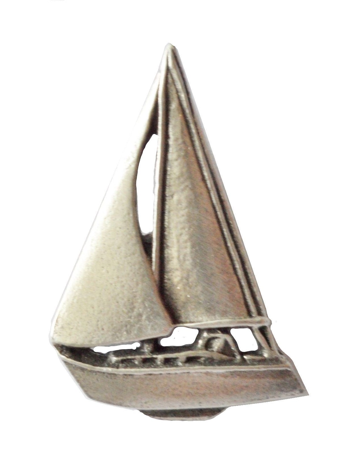 Sailing Yacht Pewter Pin Badge - Hand Made in the United Kingdom - Etsy