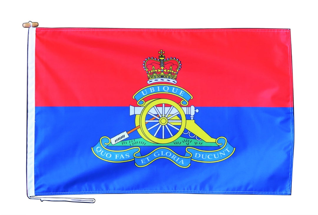 British Army Flag - Royal Regiment of Artillery - Hand Made in the UK ...