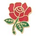 Rose Pin Badge 5 Colours to Choose From - Etsy