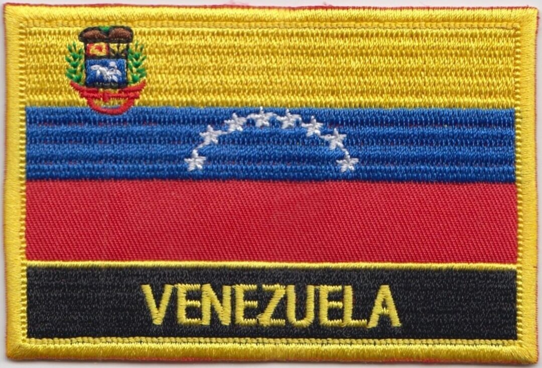 Venezuela State Flag Rectangular Embroidered Patch - Etsy