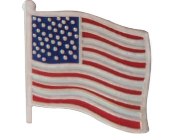 American Flag Enamel Inlay Lapel Pin EP101 Patriotic Vote - Etsy