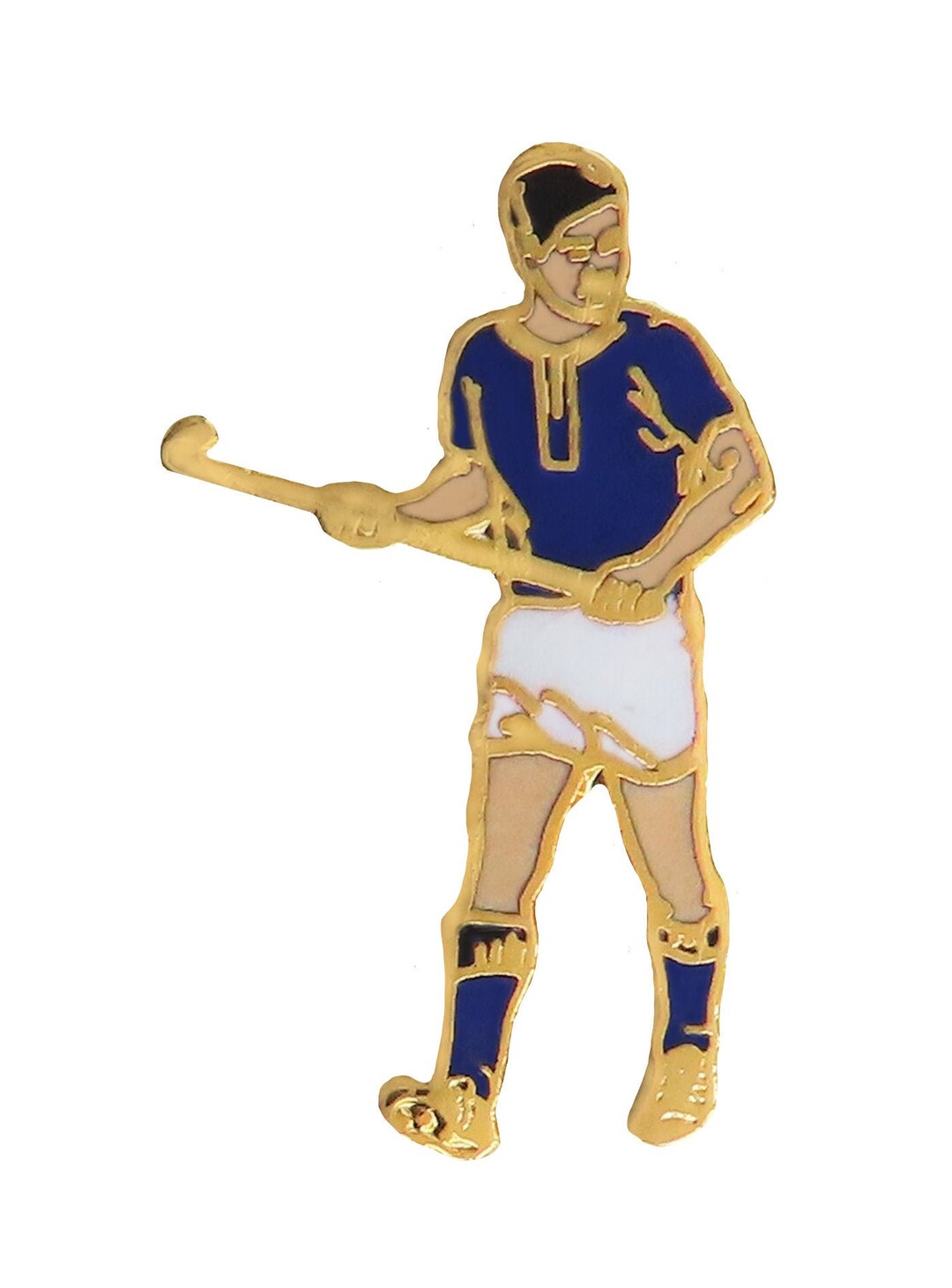 Field Hockey Man Pin Badge - Etsy