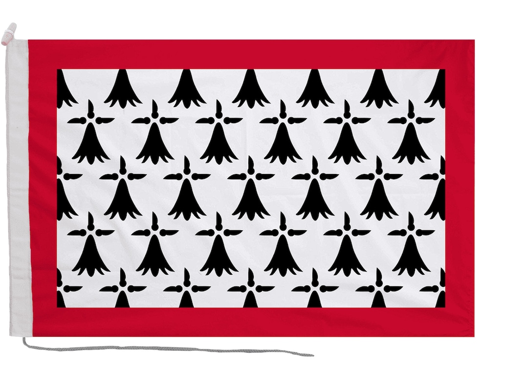 Limousin Flag With Eyelets or Rope and Toggle - Hand Made in the UK - Etsy