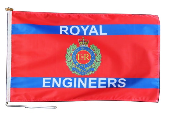 British Army Flag Corps of Royal Engineers Alternative | Etsy