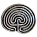 Celtic Maze Labyrinth Pewter Pin Badge Hand Made in Cornwall - Etsy UK