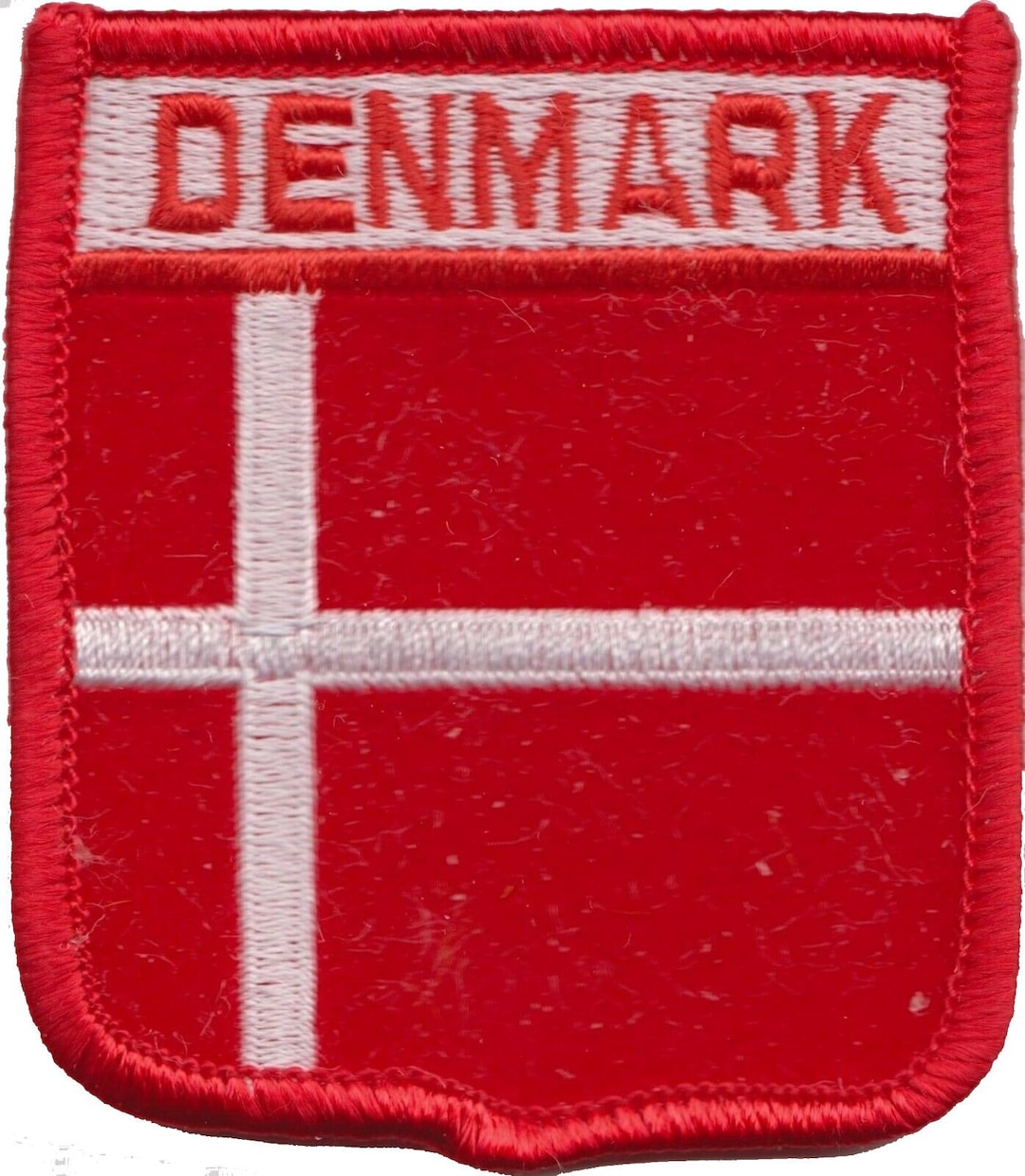 Denmark Flag Embroidered Patch - Etsy