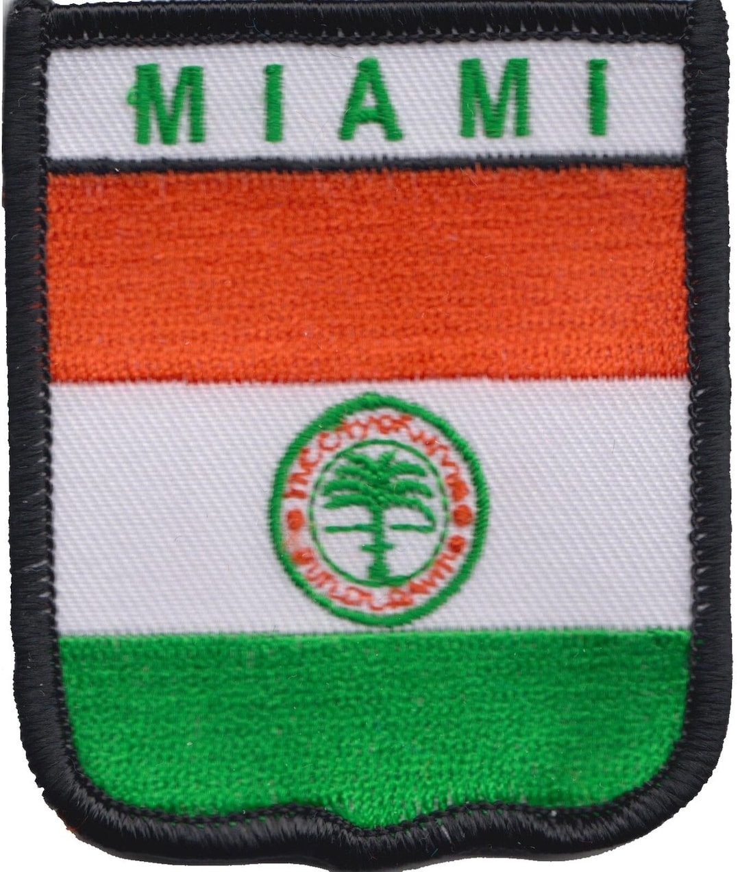 Miami Embroidered Patch - Etsy