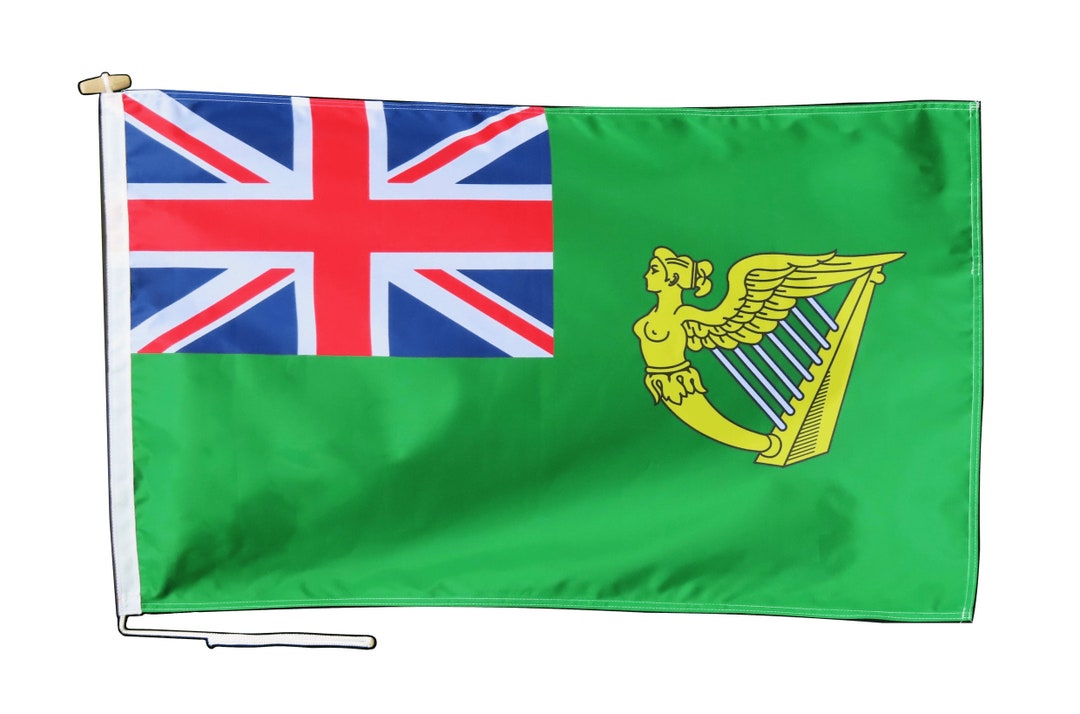 Ireland Merchant Navy Green Ensign C19 Flag Hand Made in the UK Various ...