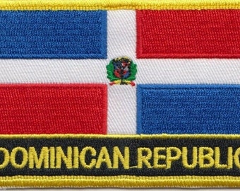 Dominican Republic Flag Patch - Etsy