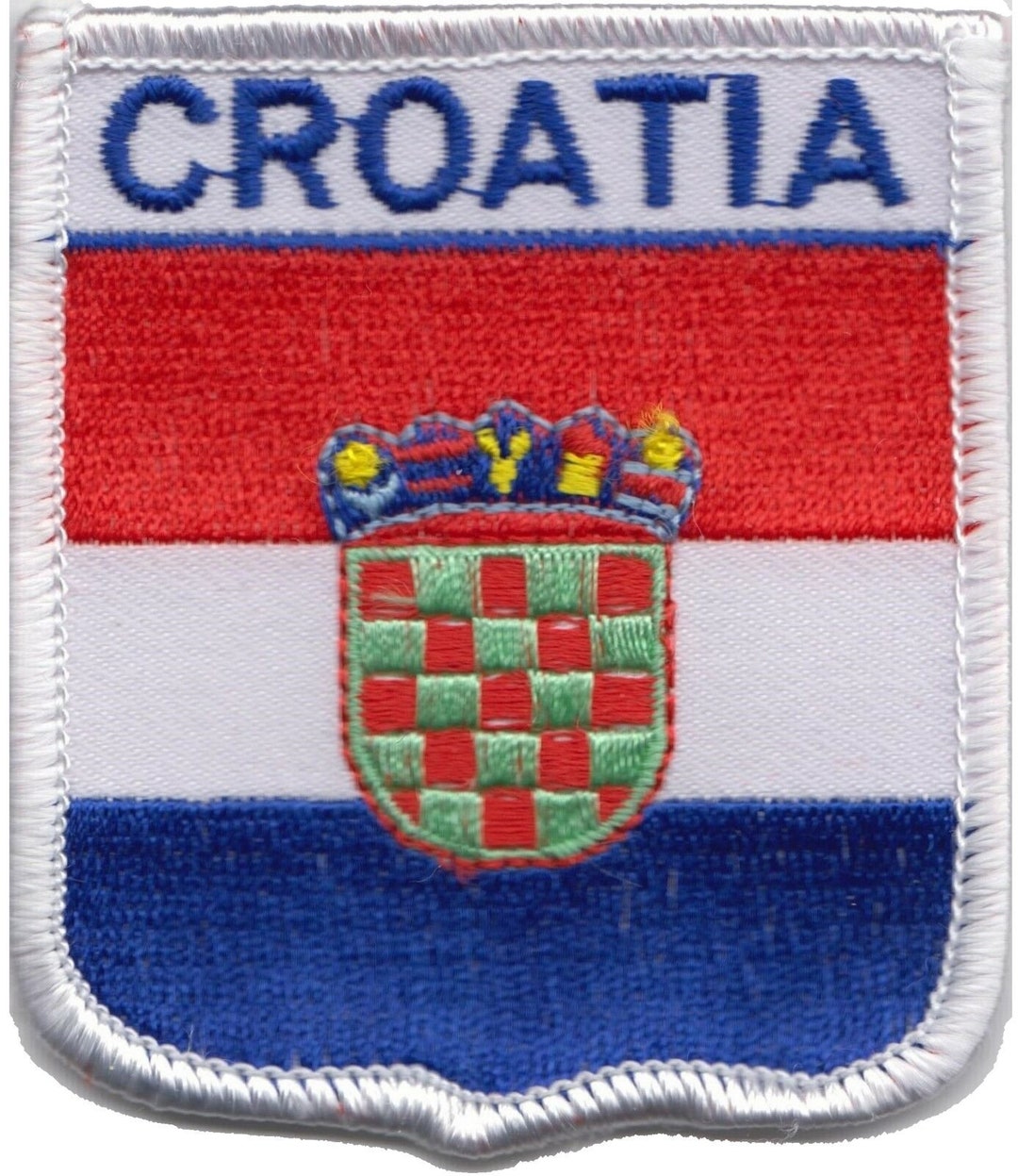 Croatia Flag Embroidered Patch - Etsy